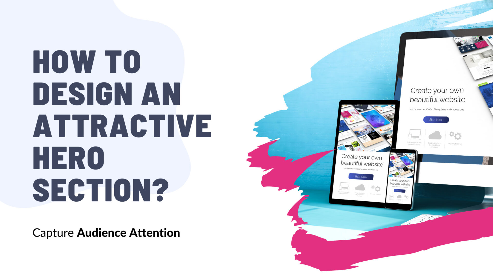 How to design an attractive "Hero Section" for your homepage ...