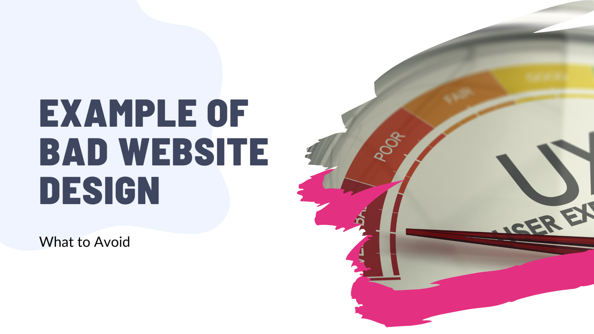 Example of Bad Website Design: What to Avoid - Komomedia.io